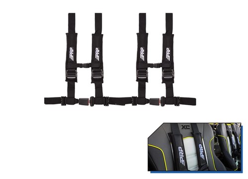 Harnesses 2" 4 Point 2 Pack (Black) 787421014983| eBay