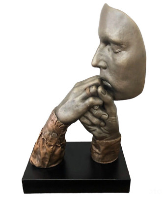 JOHN CUTRONE Enchante Man Kissing Hand Statue Austin Art Bronze ...