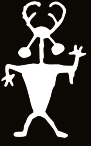 (2) Moab Man Native American Decal 3x5 arrow Apache Sioux Cherokee ...