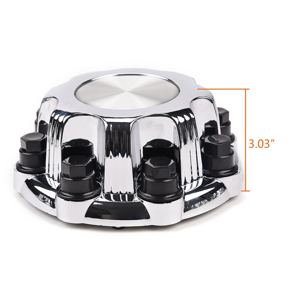 4Pcs 8 Lug Wheel Hub Center Caps Fit For Silverado Avalanche Sierra ...