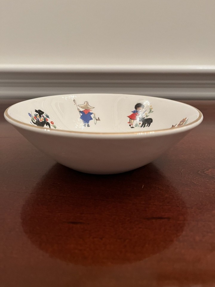 VTG Arklow Ireland Ironstone Mother Goose Little Miss Muffet Child’s ...