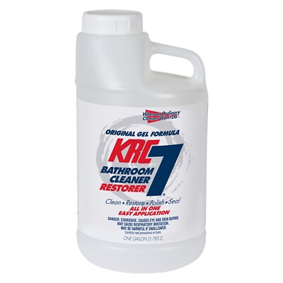 KRC-7® Bathroom Cleaner Restorer Original Gel Formula, 1 Gallon | eBay