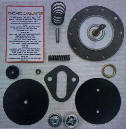 1958-65 4445 4656 4657 AC Fuel Pump Rebuild Kit Corvette Chevy for ...