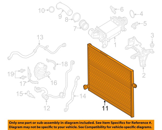MERCEDES OEM 16-17 GLC300-Auxiliary Radiator 0995003600 | eBay