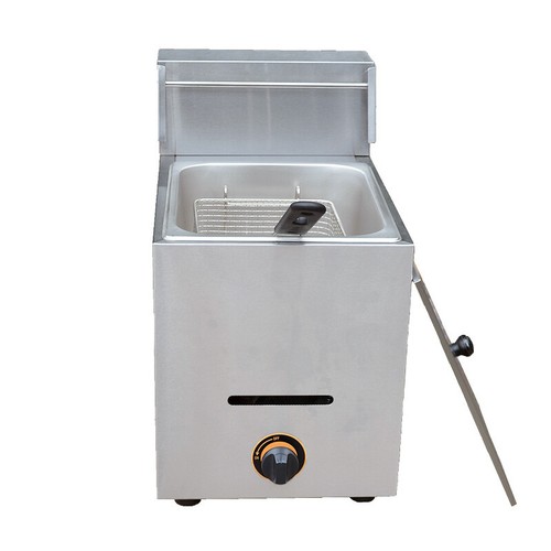 6L Single Tank Commercial LPG Gas Fryer Catering Frying Tool Stainless ...
