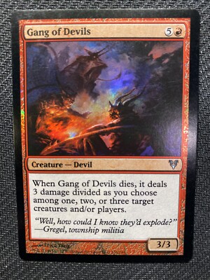 Gang of Devils FOIL Avacyn Restored Red MAGIC The Gathering MTG | eBay