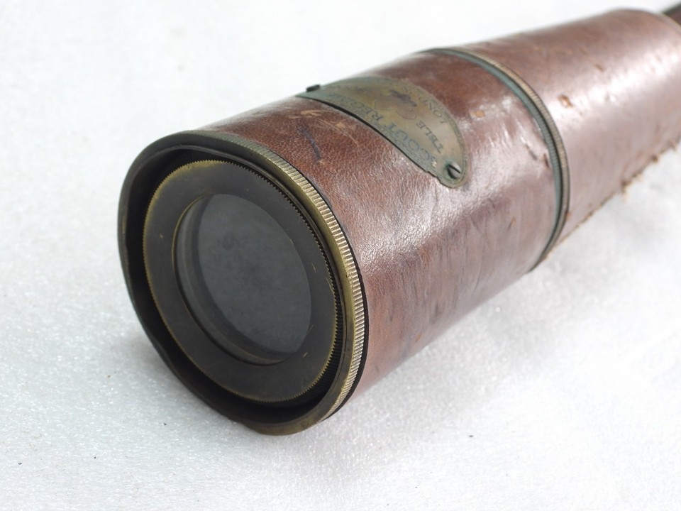 VINTAGE W.OTTWAY&CO. LTD. VICTORIAN MARINE NAUTICAL SPYGLASS BRASS ...