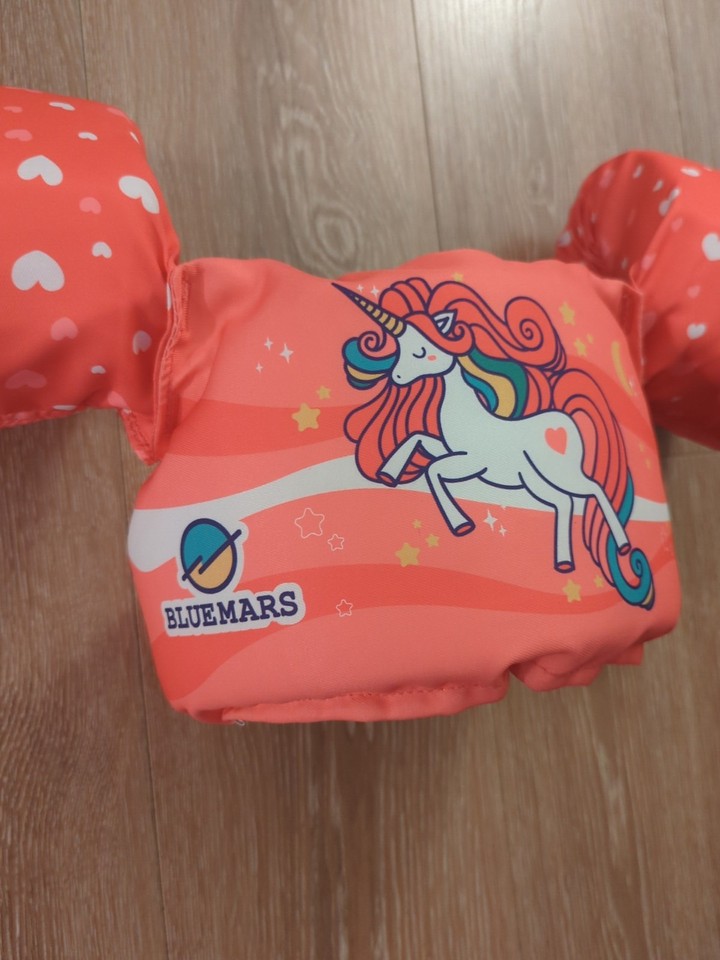 GIRLS SWIM FLOAT VEST Swimming Flotation Aid Arm Device for Kids 30-50 ...