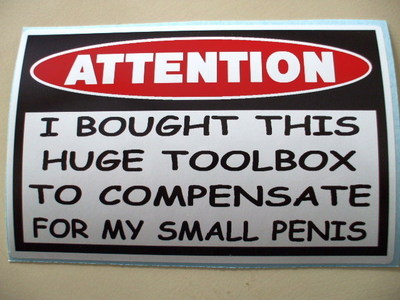 FUNNY TOOL BOX TOOLBOX TOOLS CNC MACHINE MACHINIST MECHANIC STICKER ...