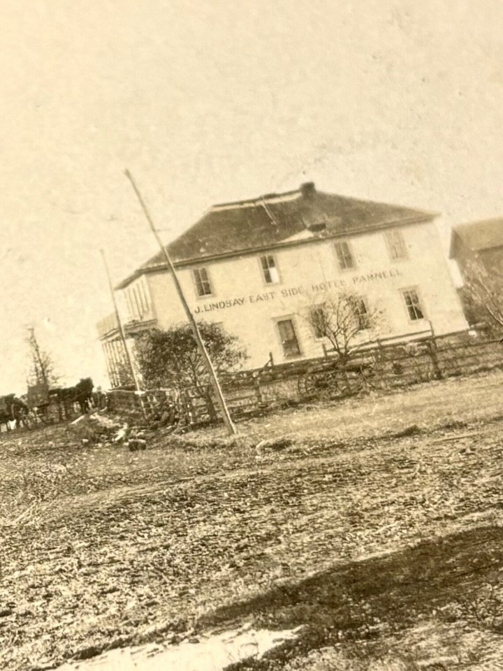 1900s Parnell WI Wisconsin MAIN STREET & HOTEL Antique RPPC PHOTO ...