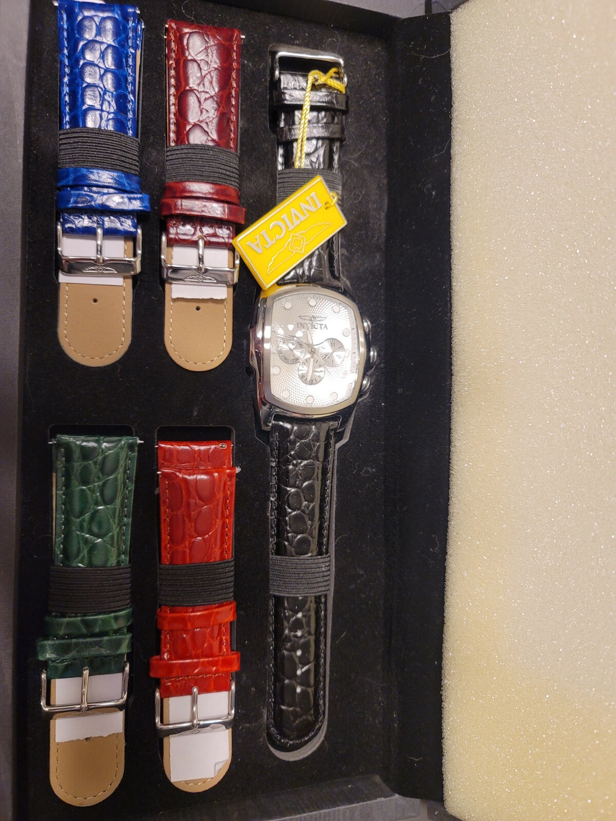 Invicta Men's Watch with 5 Wristbands Model: Calibre 9238 Silver ...