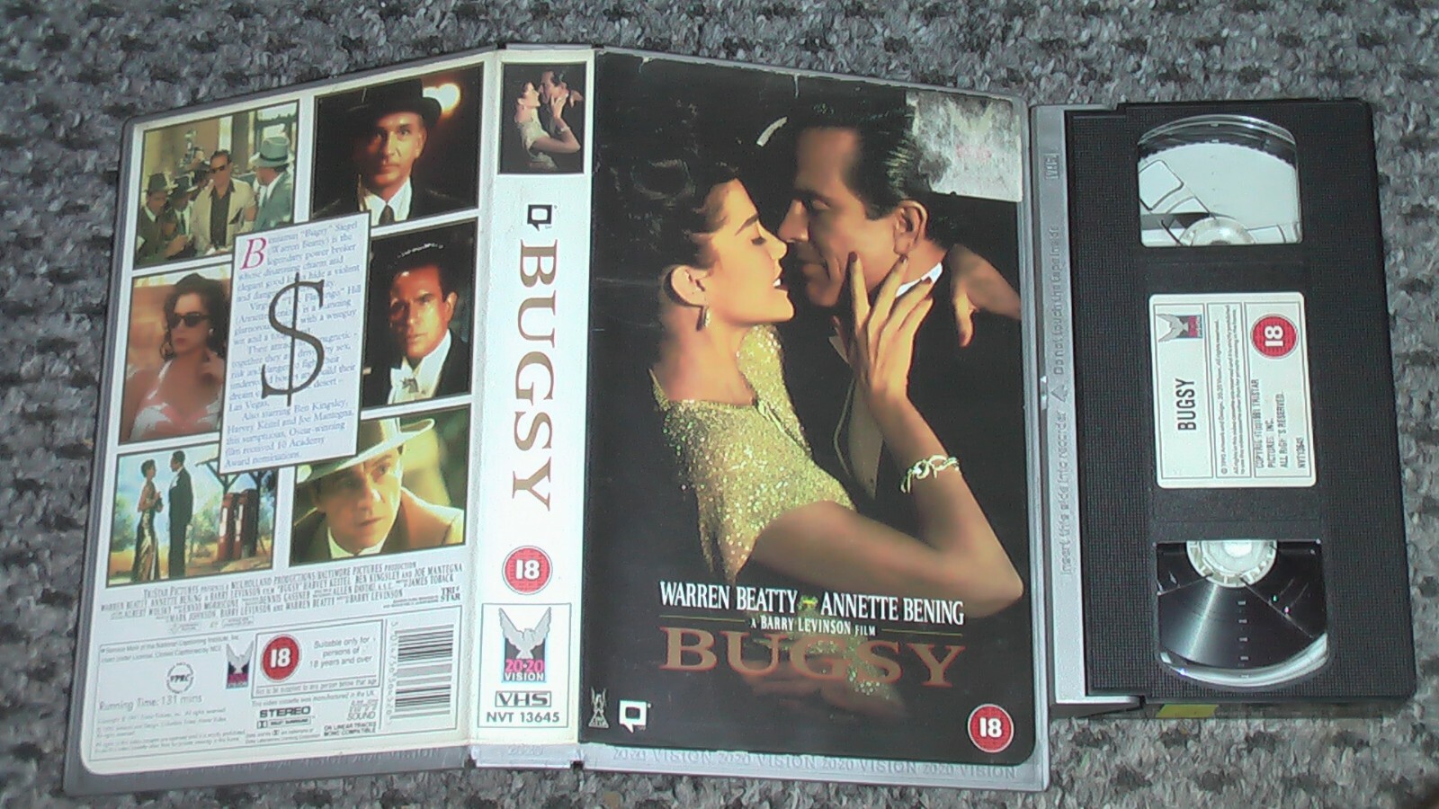 Bugsy VHS Video Big Box Ex Rental Large Case | eBay UK