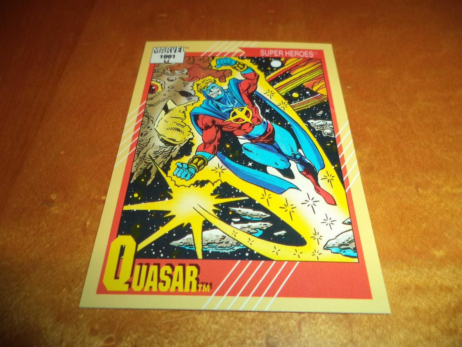 Quasar # 49 - 1991 Marvel Universe Series 2 Impel Base Trading Card | eBay