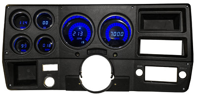 1973-1987 Chevy Truck Digital Dash Panel Blue LED Gauges LS Swap Made ...