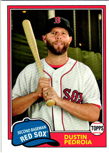2018 Topps Archives #236 Dustin Pedroia Boston Red Sox Baseball | eBay