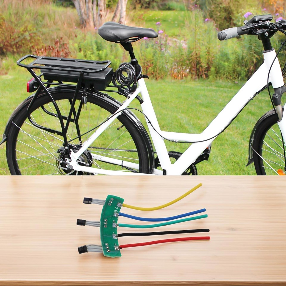 Ebike Pads Pads Black Electric Bike Good Compatibility Plate120 Degrees ...