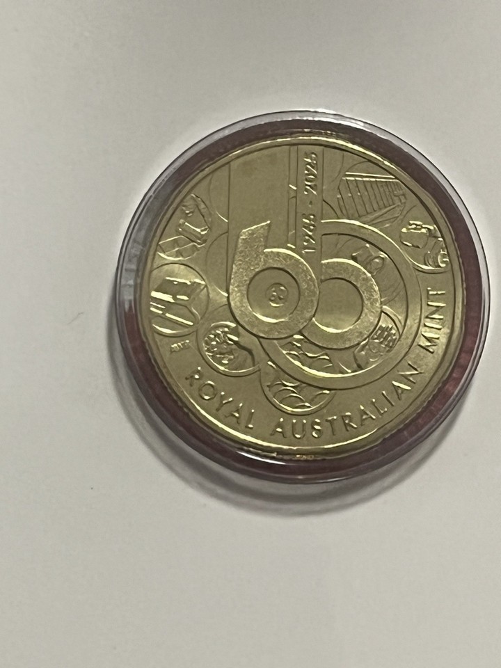 2025 60th Anniversary of RAM "60 "Counter Stamp $1 One Dollar Coin Rare ...