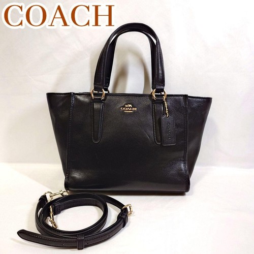 Excellent condition COACH mini Crosby carryall 2WAY handbag model 33537 ...