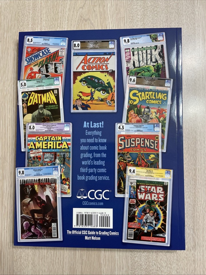 OFFICIAL CGC GUIDE TO GRADING COMICS SOFTCOVER NM 366 PGS IST PRINT ...