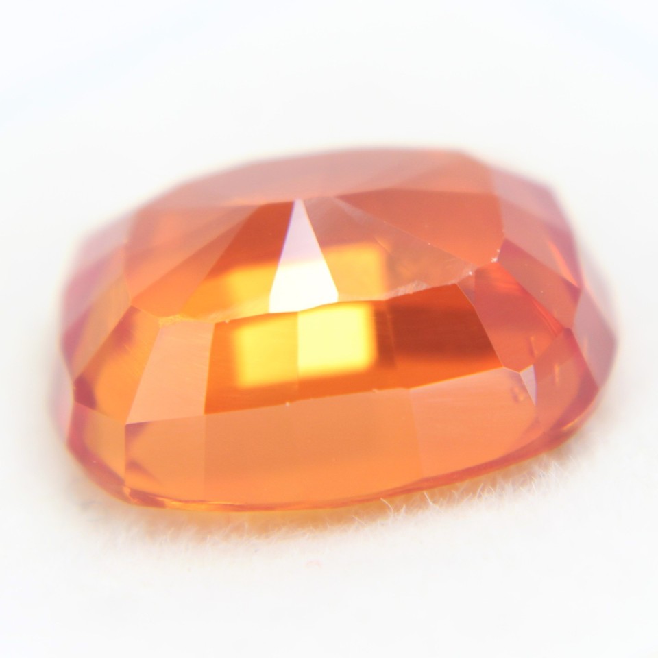 8+ Ct Mandarin Cushion Natural Garnet Fire Orange Certified Loose ...