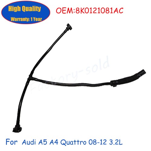Engine Coolant Overflow Hose For Audi A5 A4 Quattro 08-12 3.2L ...