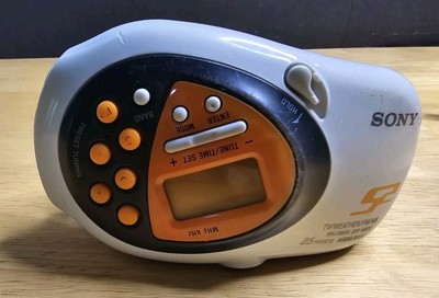 Sony S2 Walkman SRF-M80V AM/FM/Weather/TV Radio w/ Arm Band WORKS GREAT ...
