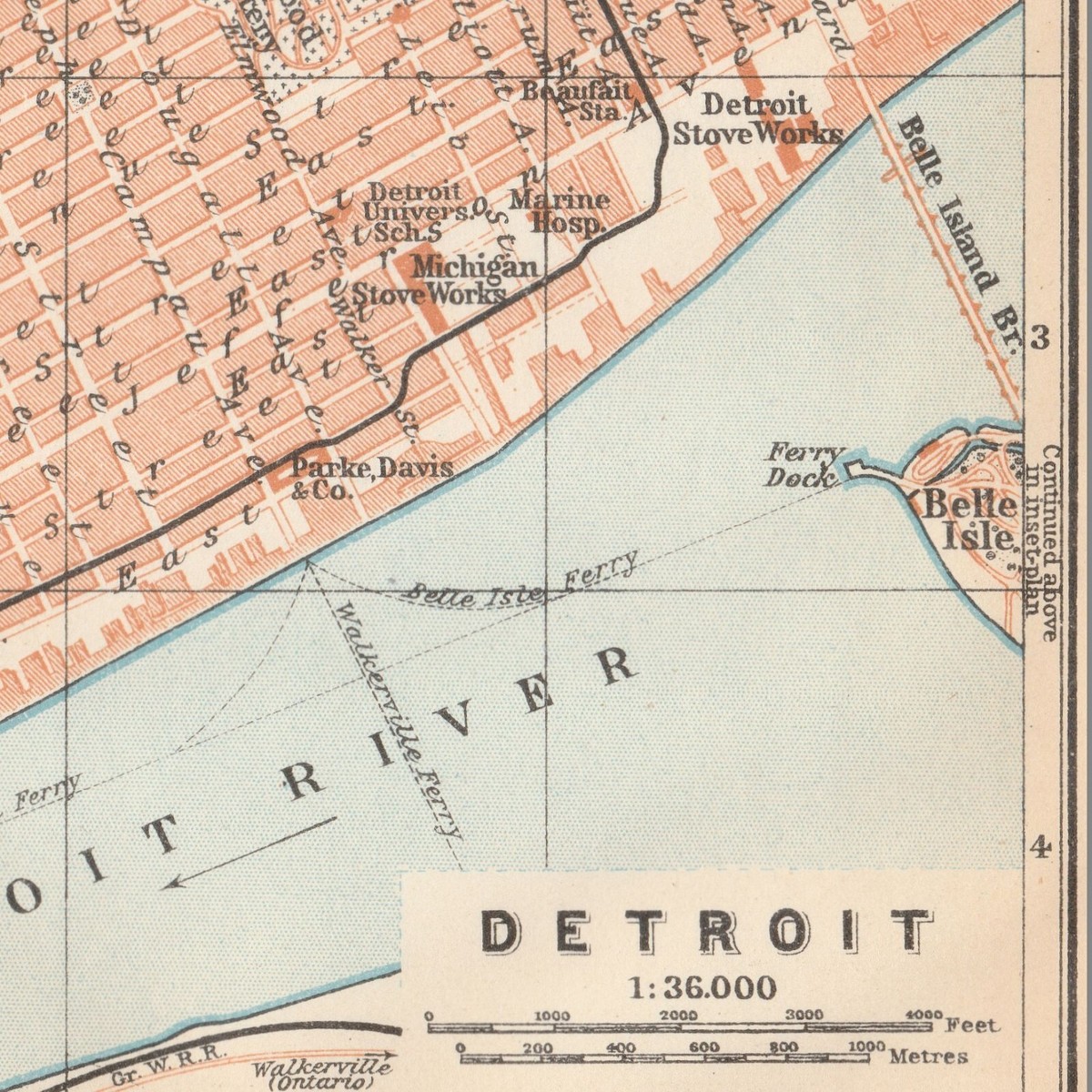 Us Map Detroit Michigan US Highway No.12 Yellowstone, WY To Detroit,