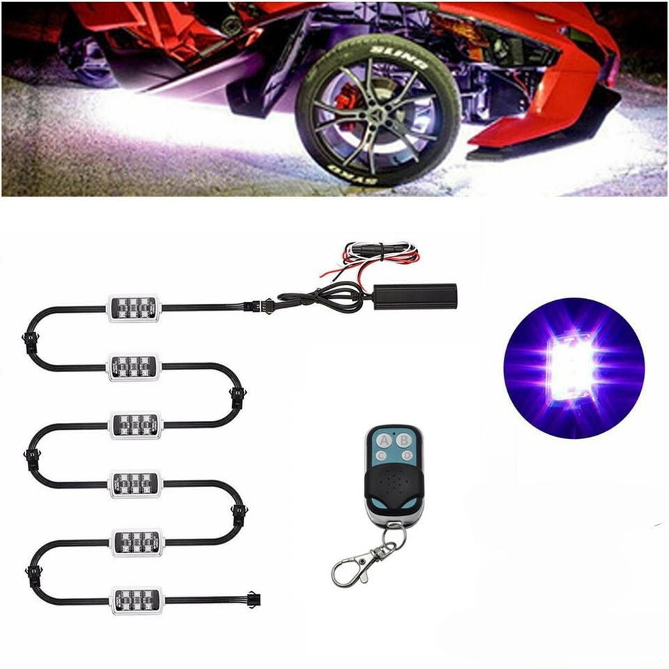 NEW Multi-Color RGB LED Under Glow Light Strips For Honda RANCHER TRX ...