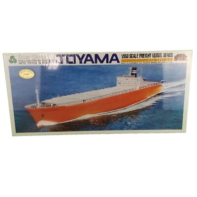 IMEX Scan Dutch M.S. TOYAMA Full Container ship Model Kit #882 Freight ...