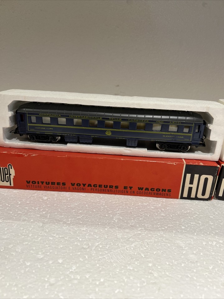 Vintage Jouef HO Scale French 708 Locomotive & Train Lot | eBay