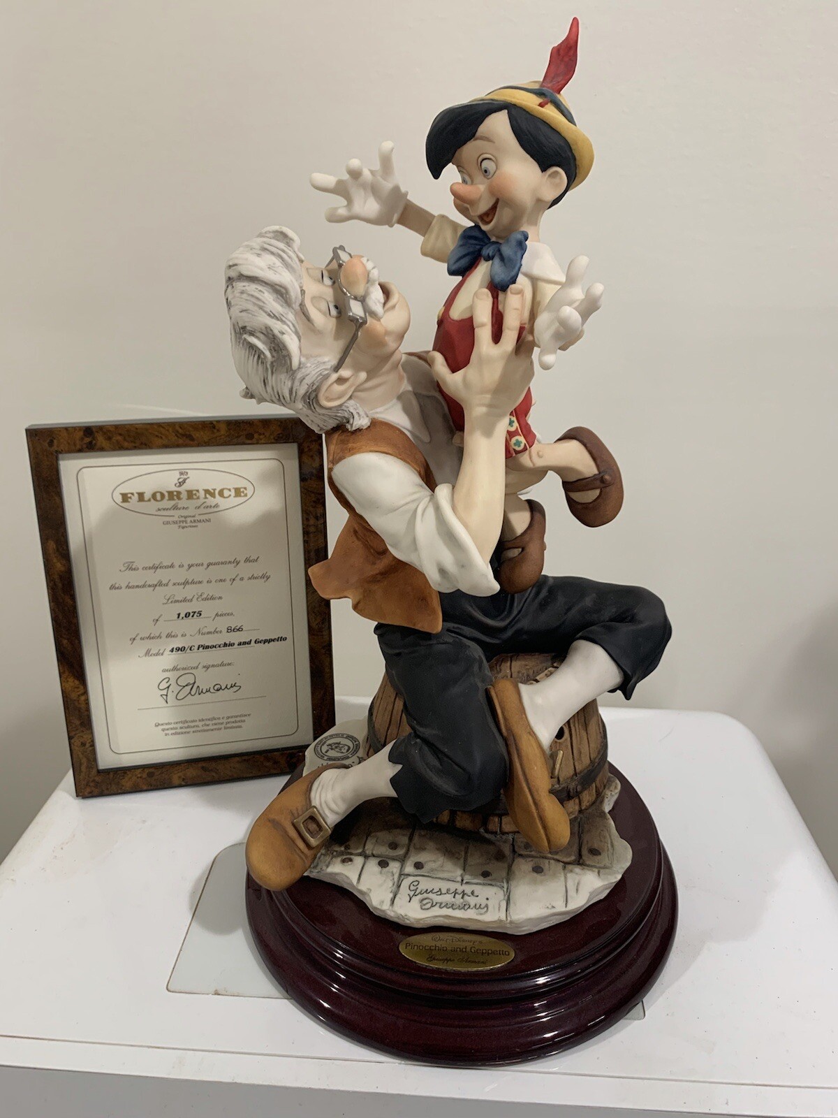 Giuseppe Armani Pinocchio & Geppetto Figurine | eBay