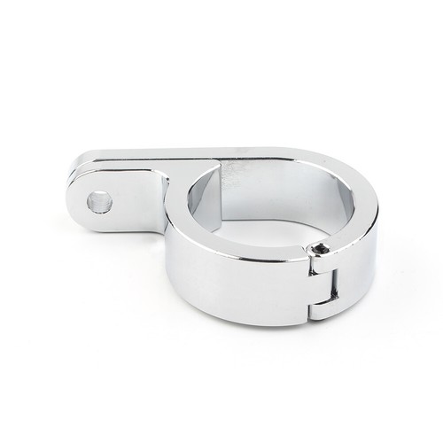 Motorcycle Handle Bar Mount Clamp Clock 32mm 1 1/4" For Harley Dyna ...