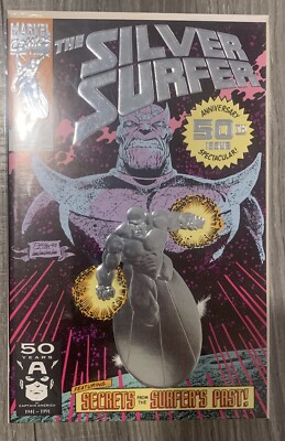 SILVER SURFER #50 SILVER FOIL EMBOSSED COPPER AGE MARVEL COMICS | eBay