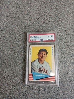paul derringer 1961 Fleer #20 Psa 6 | eBay