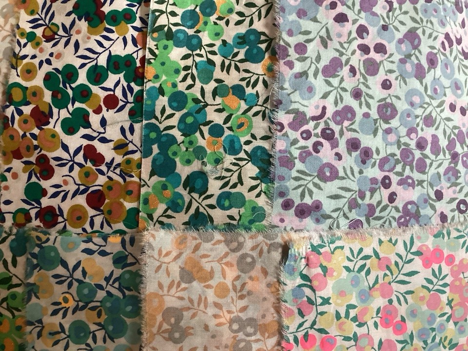 Liberty Tana Lawn Fabric Wiltshire Berry 15 Pieces C | eBay UK