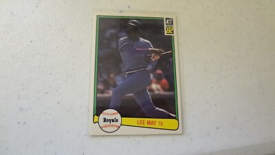 1982 DONRUSS # 570 LEE MAY BASEBALL CARD | eBay