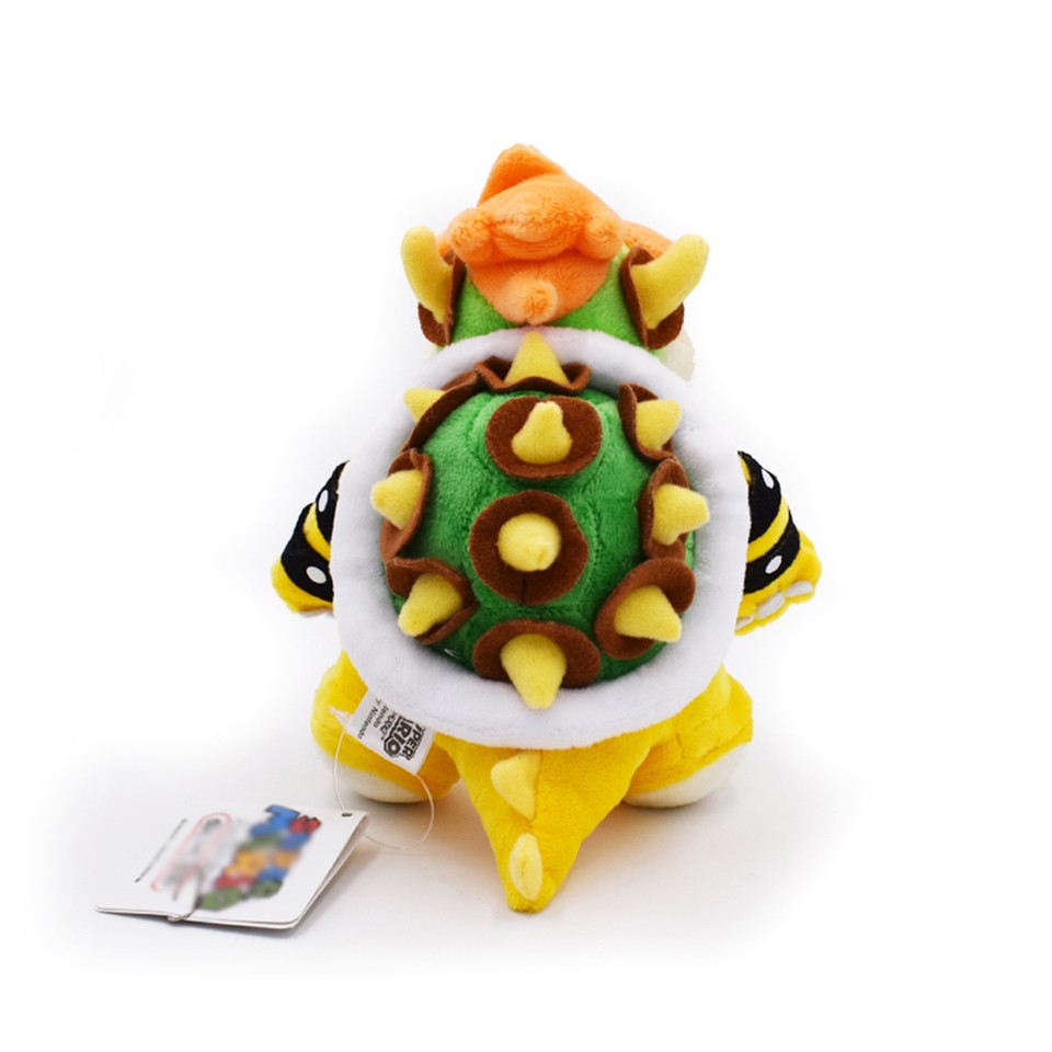 Mario Plush Toys Princess Peach Fury Bowser Koopa King K.Rool Meowser ...