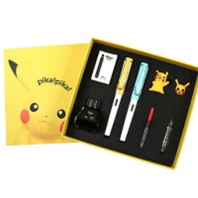 Pikachu Fountain Pen Special Set with Ink Cartridge DUBLUX Limited ...