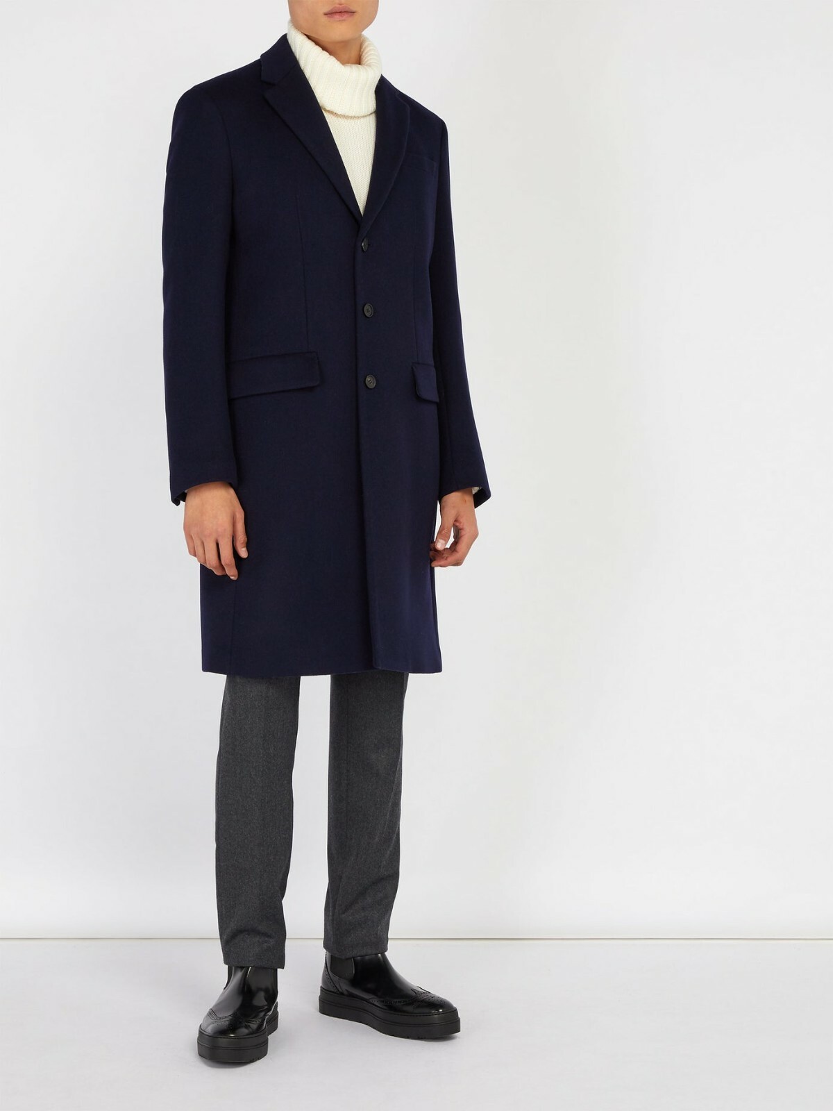 Joseph Men's London Wool Cashmere Overcoat Coat Jacket Parka S / 46 | eBay