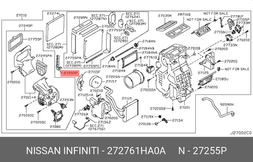 Genuine OE Shaft Door Intake Blower 272761HA0A , 27276-1HA0A | eBay.de