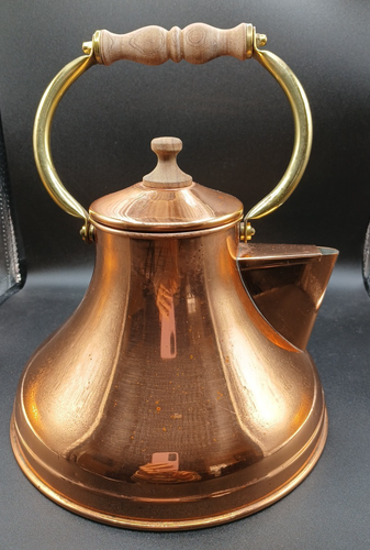 Vintage Copper Teapot Sailing Ship Captains Tea Kettle Coffee Pot | eBay