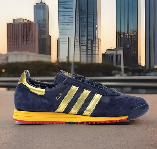 Adidas Originals SL 80 SPZL EF1159 CONAVY/GOLDMT/Scarlett 9 US 42 2/3 ...