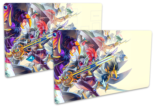 No.333 Yugioh TCG Playmat Blackwing Armed Wing Silverwind the Ascendant ...