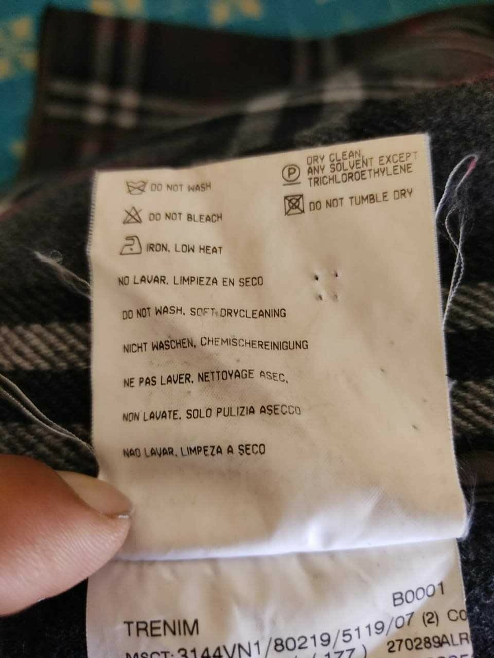 Vintage Burberry London black Wool Blend Nova Check Lining Jacket Coat ...