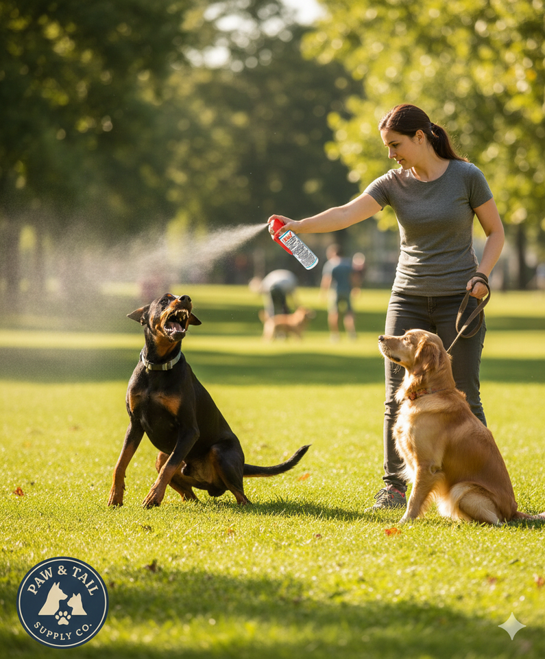 Halt II Dog Repellent Spray 1.5 oz Extra Strong Capsaicin Dog Deterrent ...