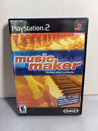 MAGIX Music Maker Creation Tool COMPLETE IN CASE Playstation 2 PS2 2002 ...
