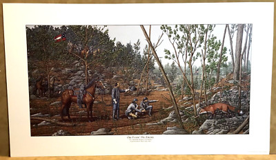 John Warr Limited Edition Civil War Art print Out Foxin' The Enemy ...