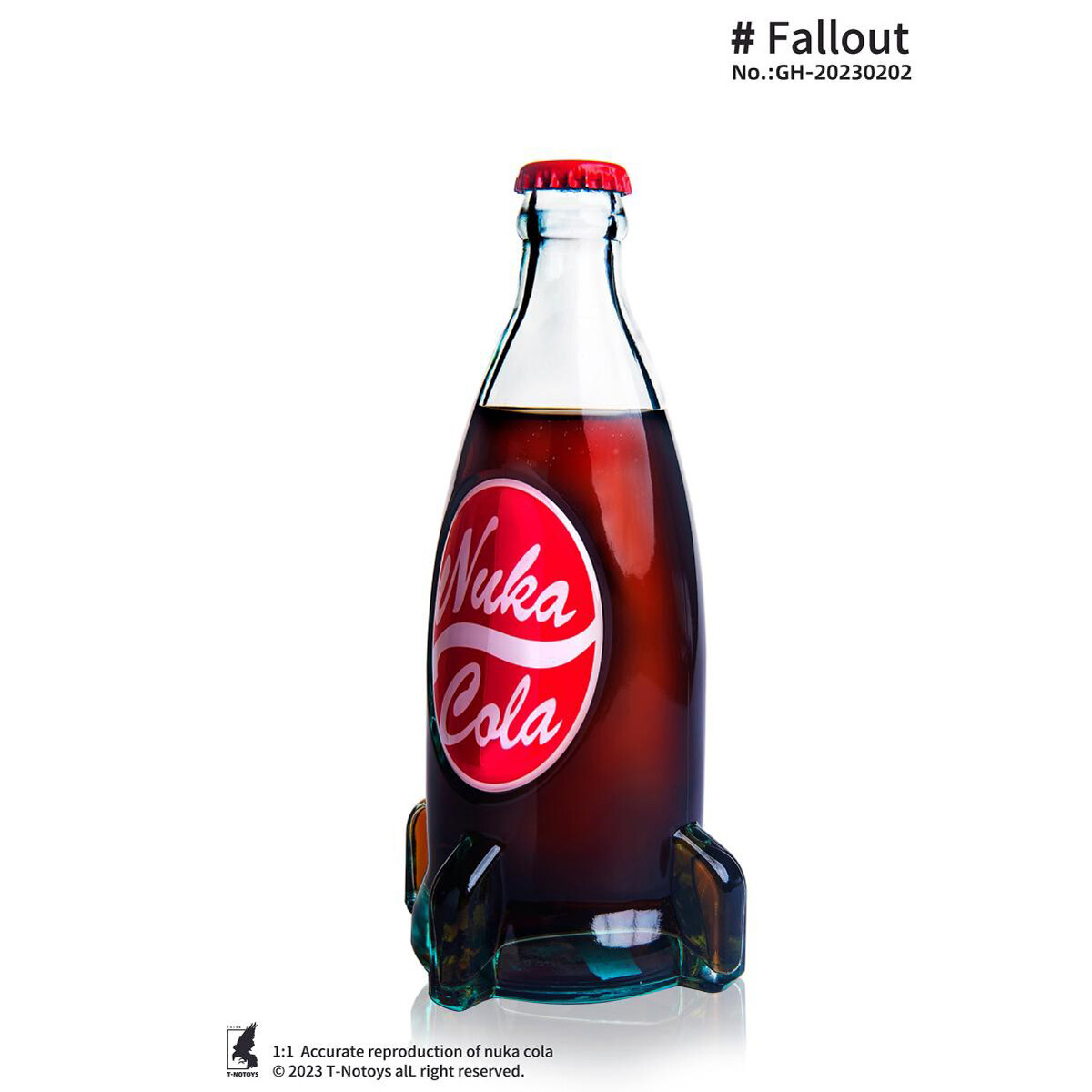 T-Notoys Fallout 1:1 Accurate Reproductoion Of Nuka Cola DIY Glass ...