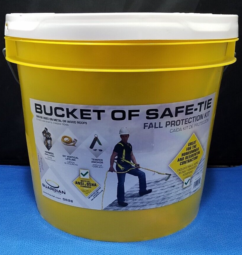 Qualcraft 00815-QC Guardian Fall Protection with Safe Tie Bucket Kit ...