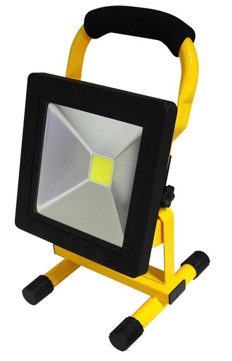 20W Portable LED Work Torch Light Cordless Rechargeable Flood Lamp ...